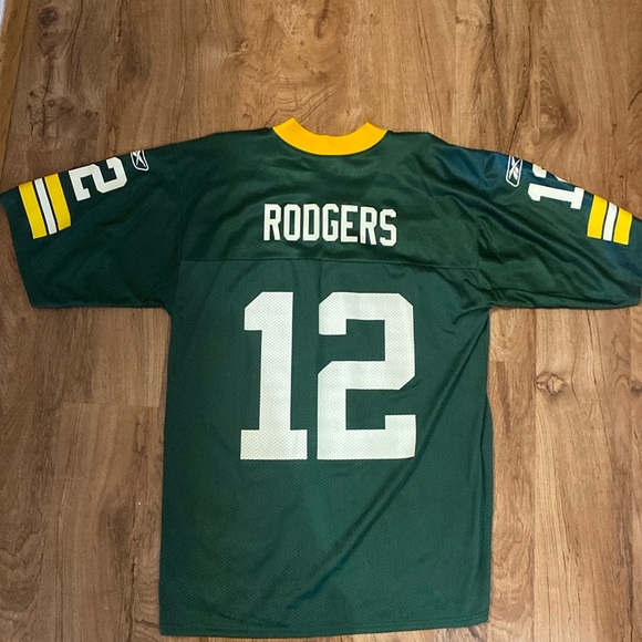 Reebok | Shirts | Aaron Rodgers Packer Jersey | Poshmark